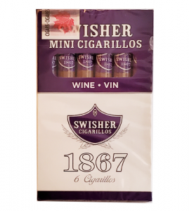 Swisher Mini Cigarillos - Wine - Victory Cigars