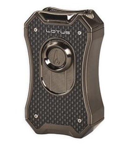 Lotus Emperor Gunmetal Table Top Cigar Lighter - Victory Cigars