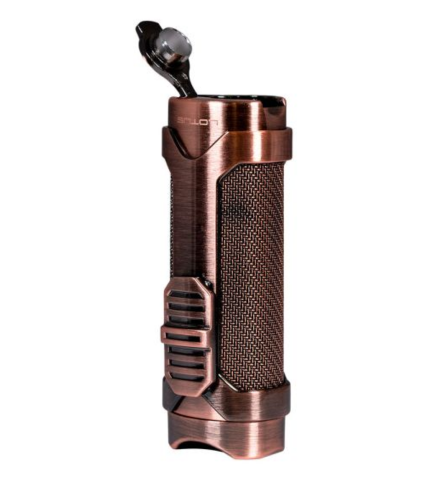 Lotus Armor Triple Torch Copper Cigar Lighter - Victory Cigars